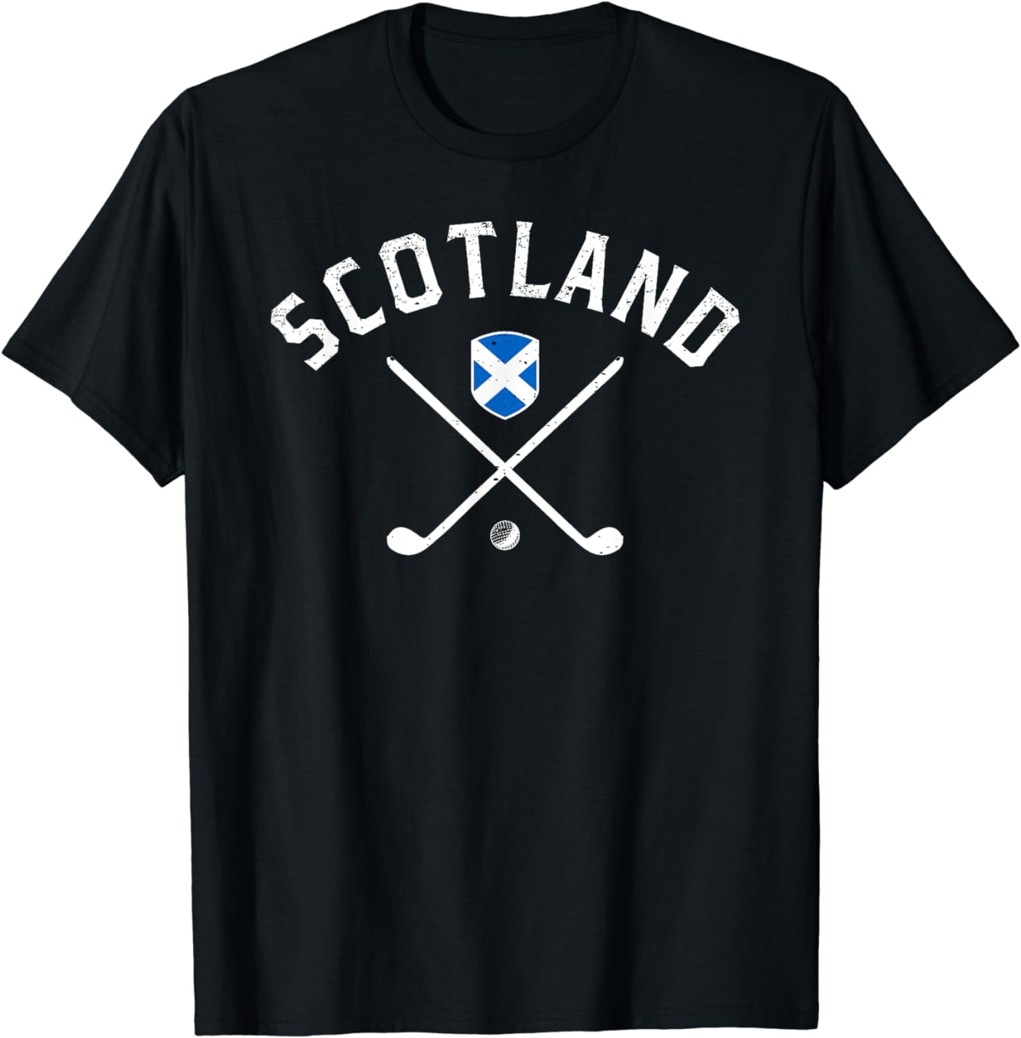Scotland Golf T-Shirt - Scottish Flag Golf Tee - Walmart.com