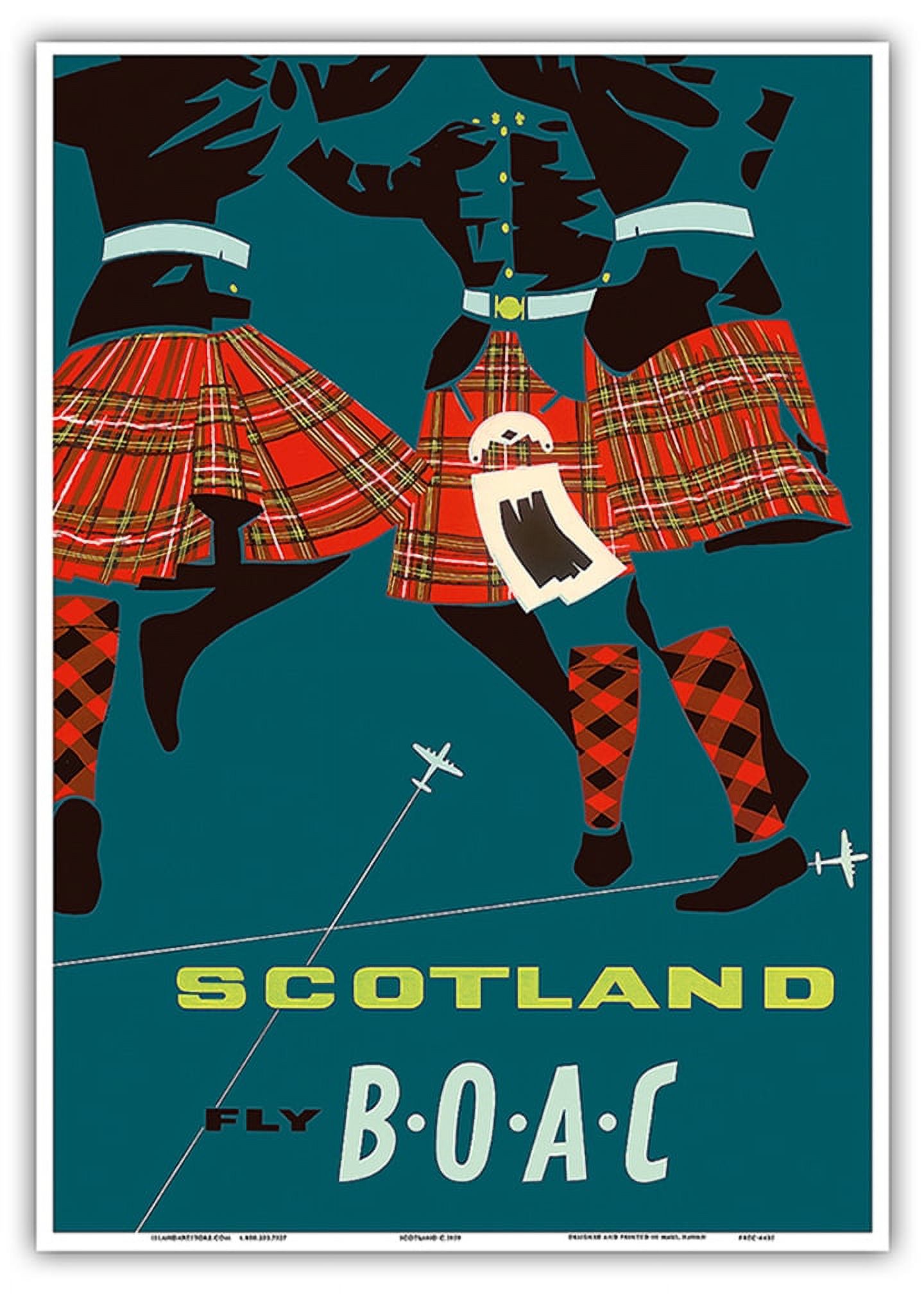 Scotland - Highland Dancers - Royal Stewart Tartan Kilts - BOAC ...