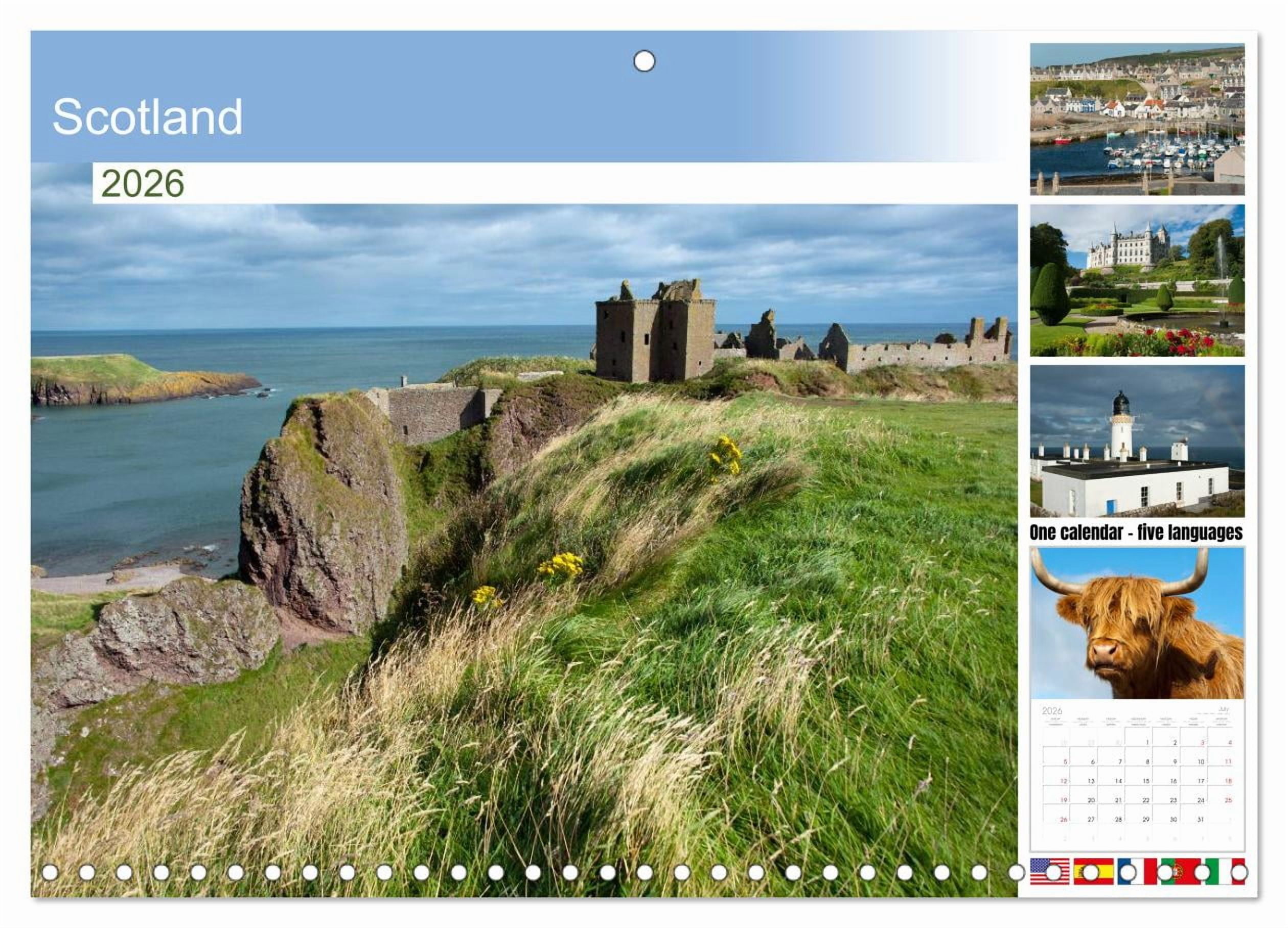 Scotland (Monthly Wall Calendar 2026 11.7 x 16.5 (open)), CALVENDO 14 ...