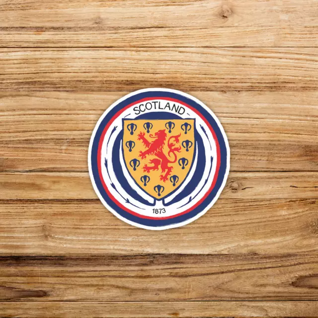 Scotland National Football Team Crest Sticker - Retro 1873 Logo ...