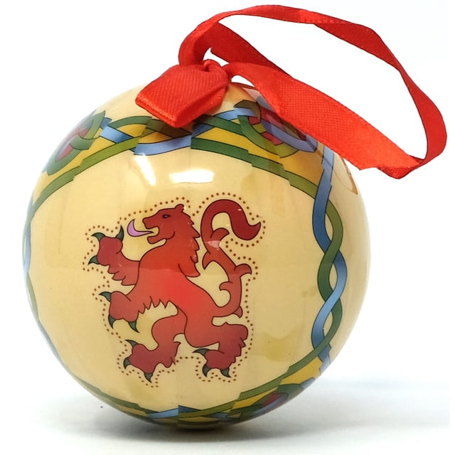 Scotland Rampant Lion Christmas Bauble - Walmart Business Supplies