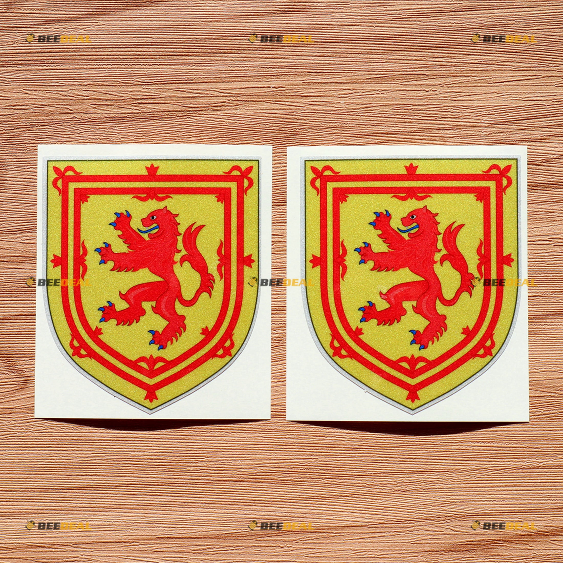 Scotland Scottish Coat of arms Shield Vinyl Decal Sticker - 2 Pack ...