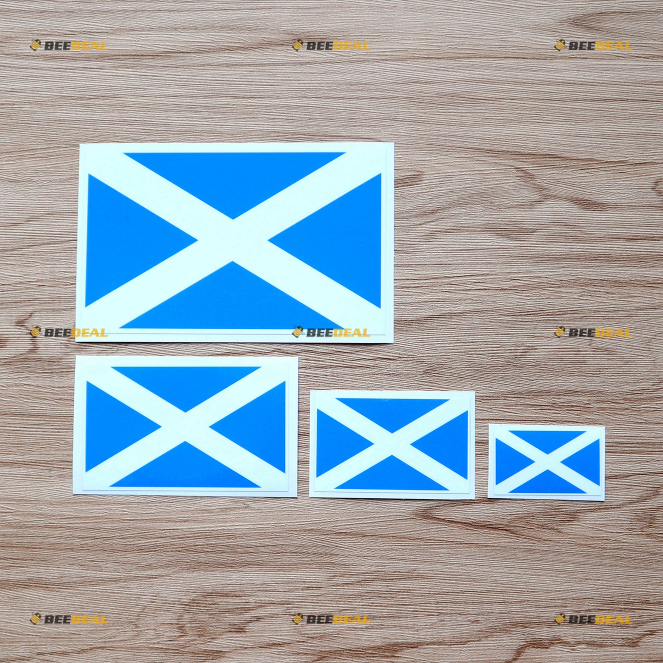 Scotland Scottish Flag Decal Vinyl Sticker - 4 Pack Glossy, 2 Inches, 3 ...