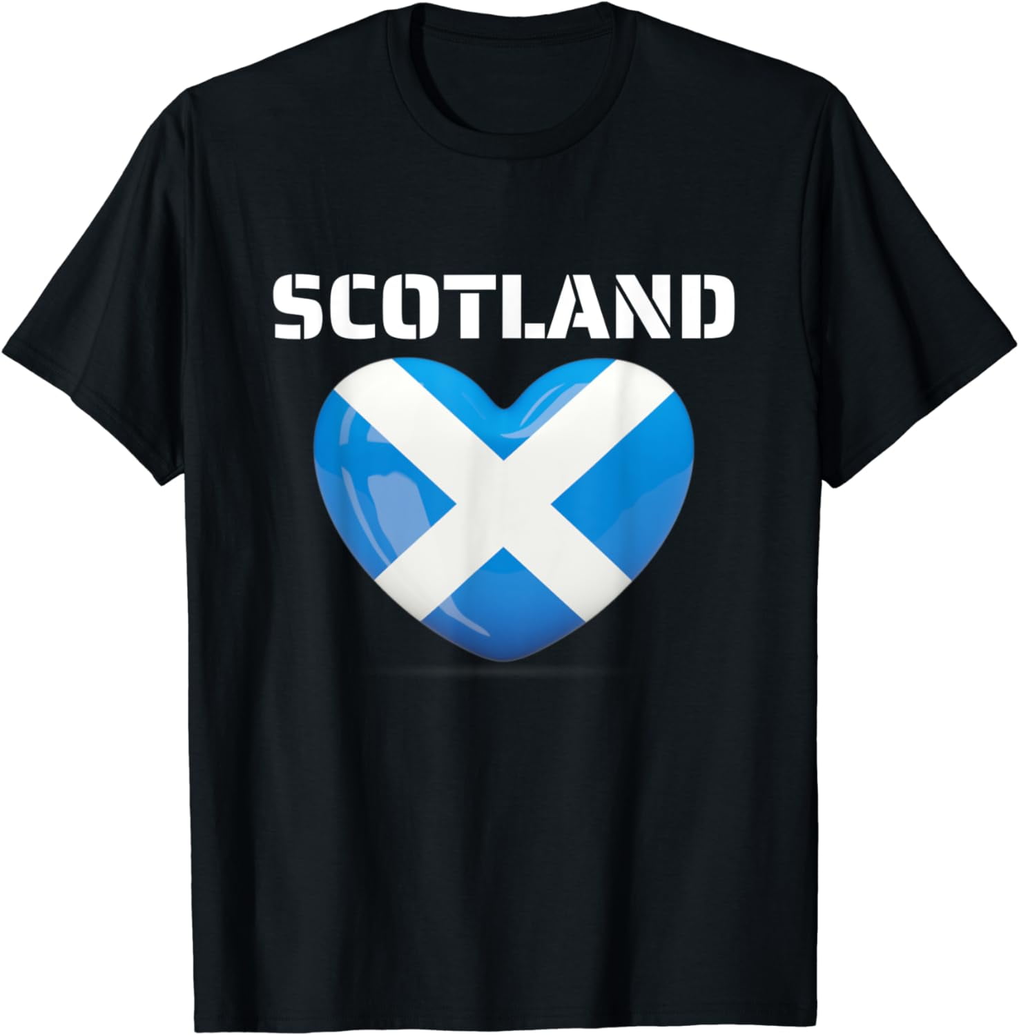 Scotland Shirt Scotland Heart symbol Heart Shape Scotland T-Shirt ...