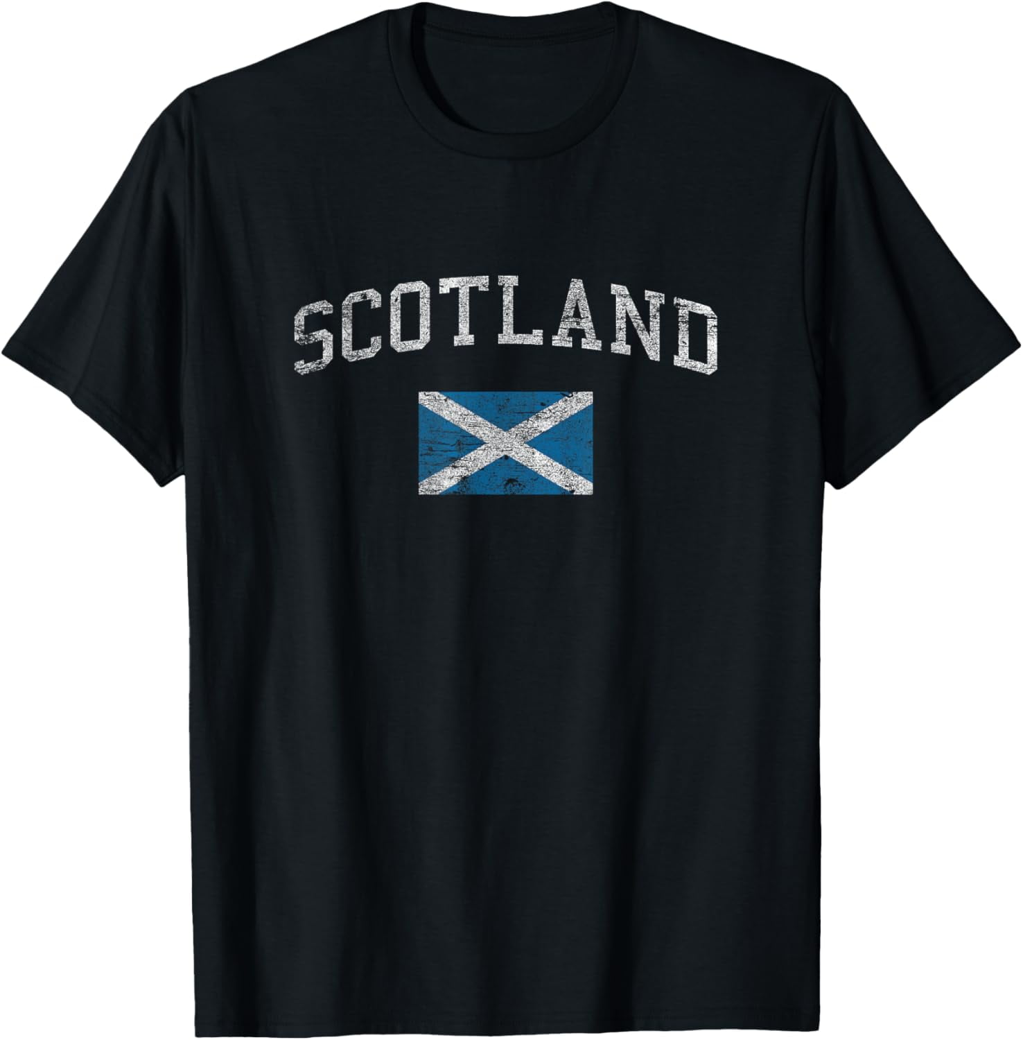 Scotland T-Shirt - For Men Women Kids - Faded Scottish Flag T-Shirt ...
