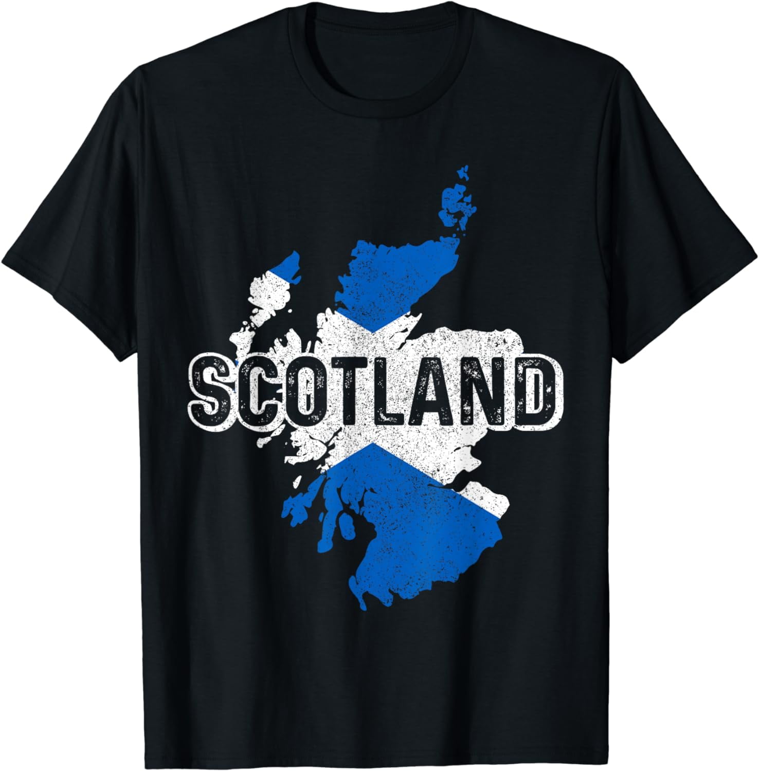 Scotland Vintage Scottish Flag Map Pride T-Shirt - Walmart.com