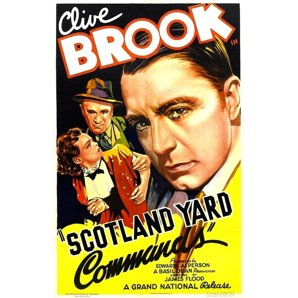 Scotland Yard Commands Movie Poster Masterprint - Walmart.com