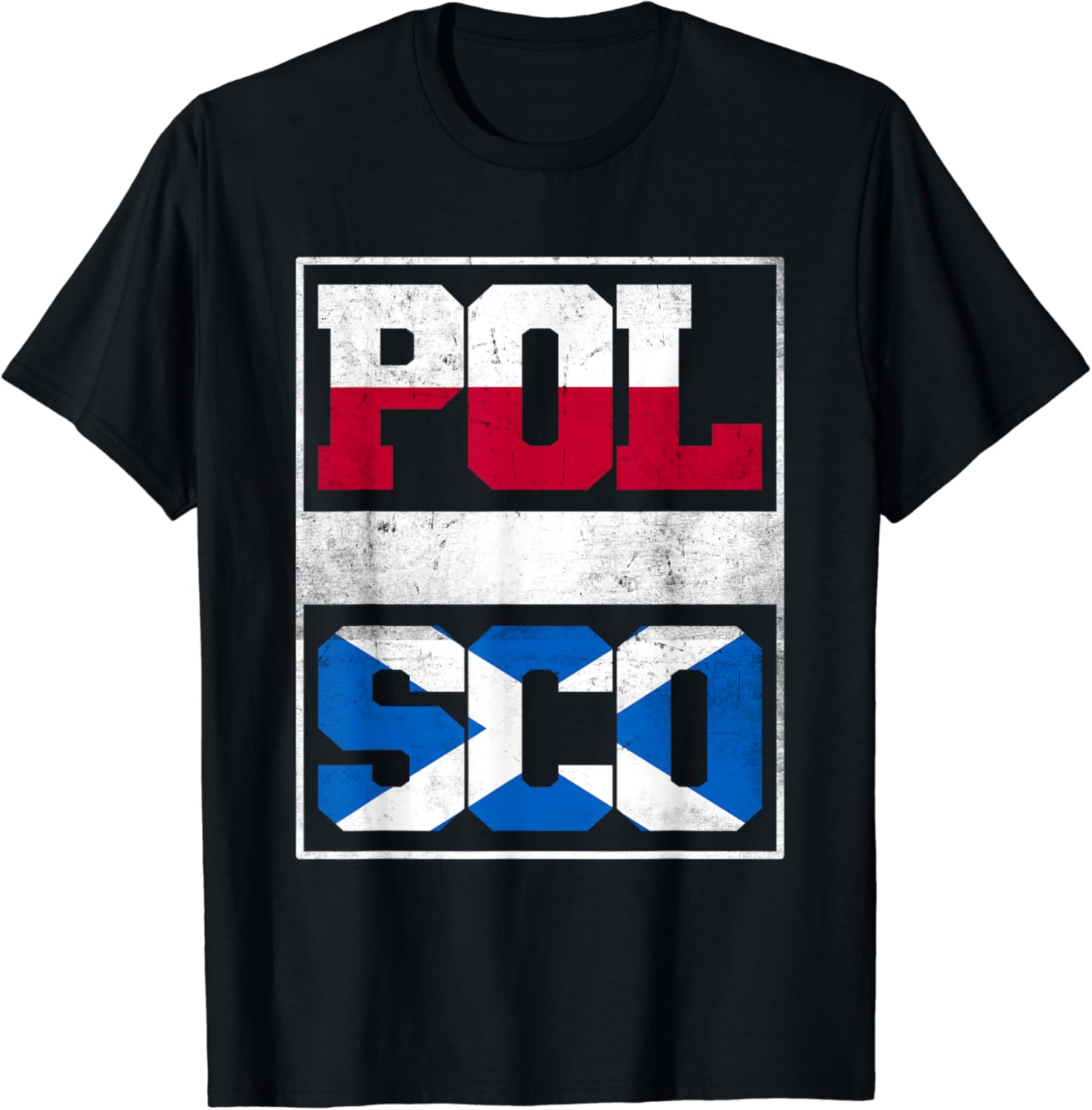 Scotland and Poland Mix Scottish Polska Roots T-Shirt - Walmart.com