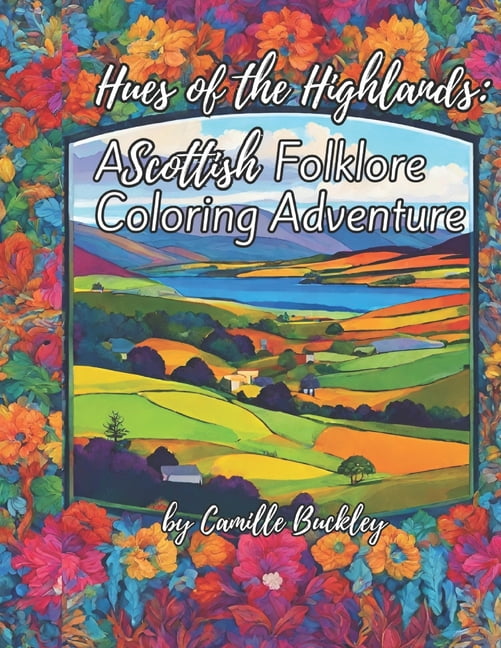 Scotland coloring book, (Paperback) - Walmart.com