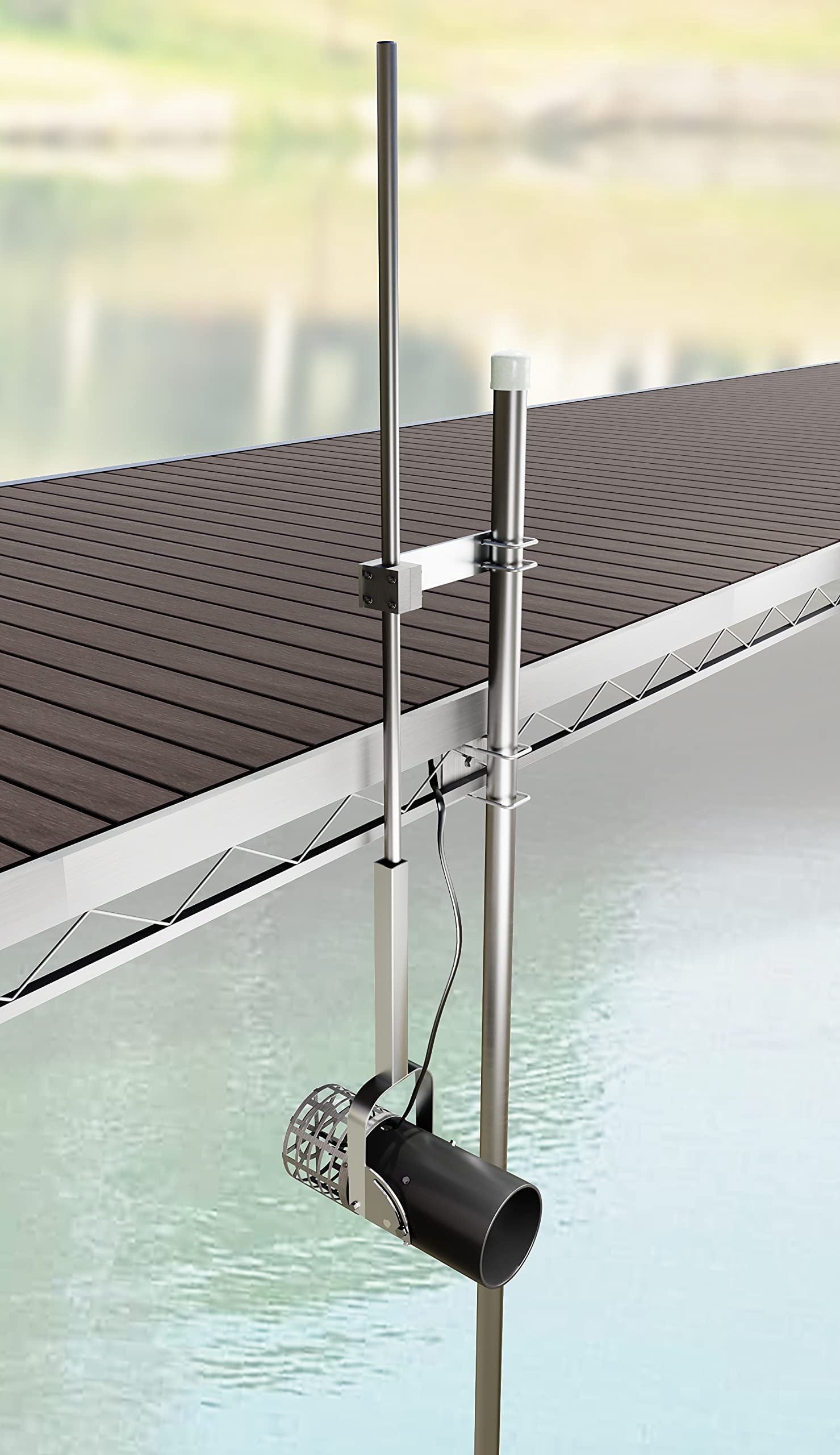 Scott Aerator Aquasweep Dock Post Mount - 1/2 Horse Power 115V 50 Feet ...