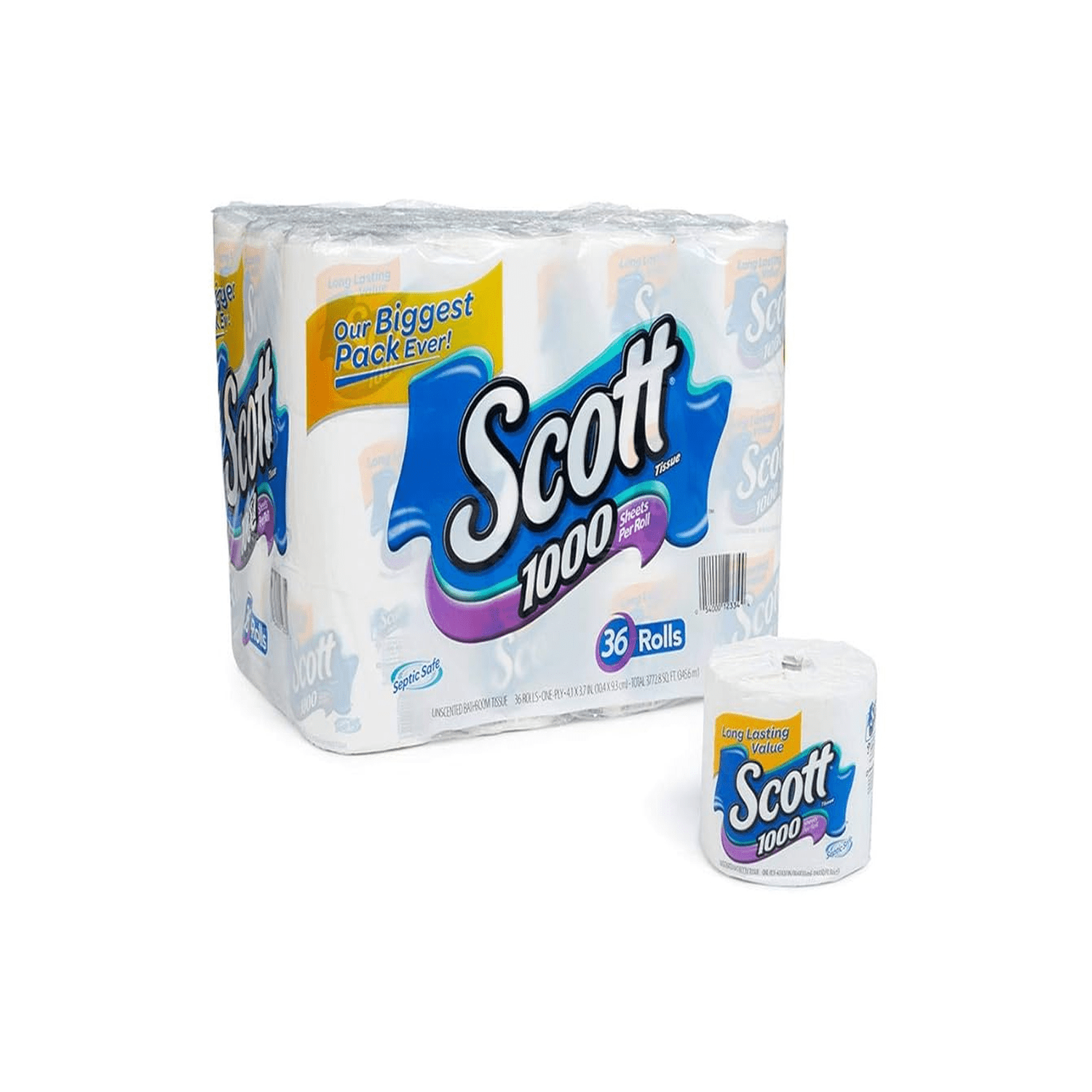 Scott 1000 Sheet Toilet Paper – 36 Rolls - 1 Pack - Walmart.com