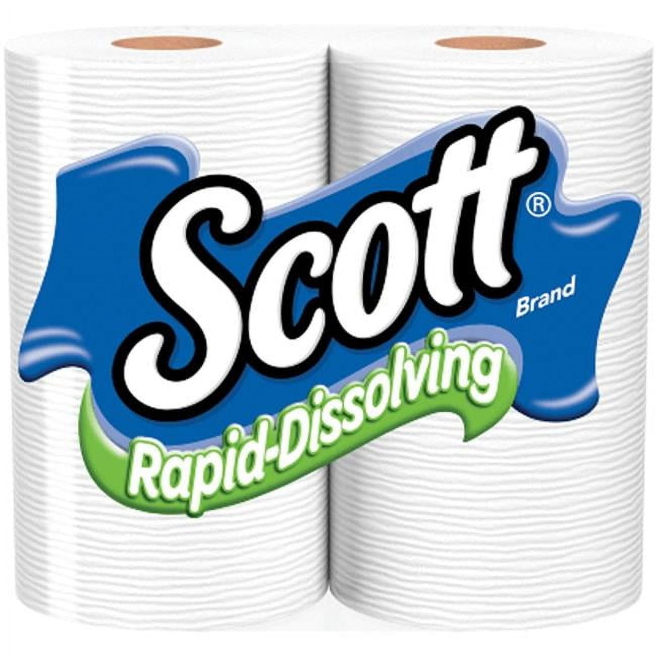 Scott 607155 Rapid Dissolve Toilet Paper - Pack of 4 - Walmart.com