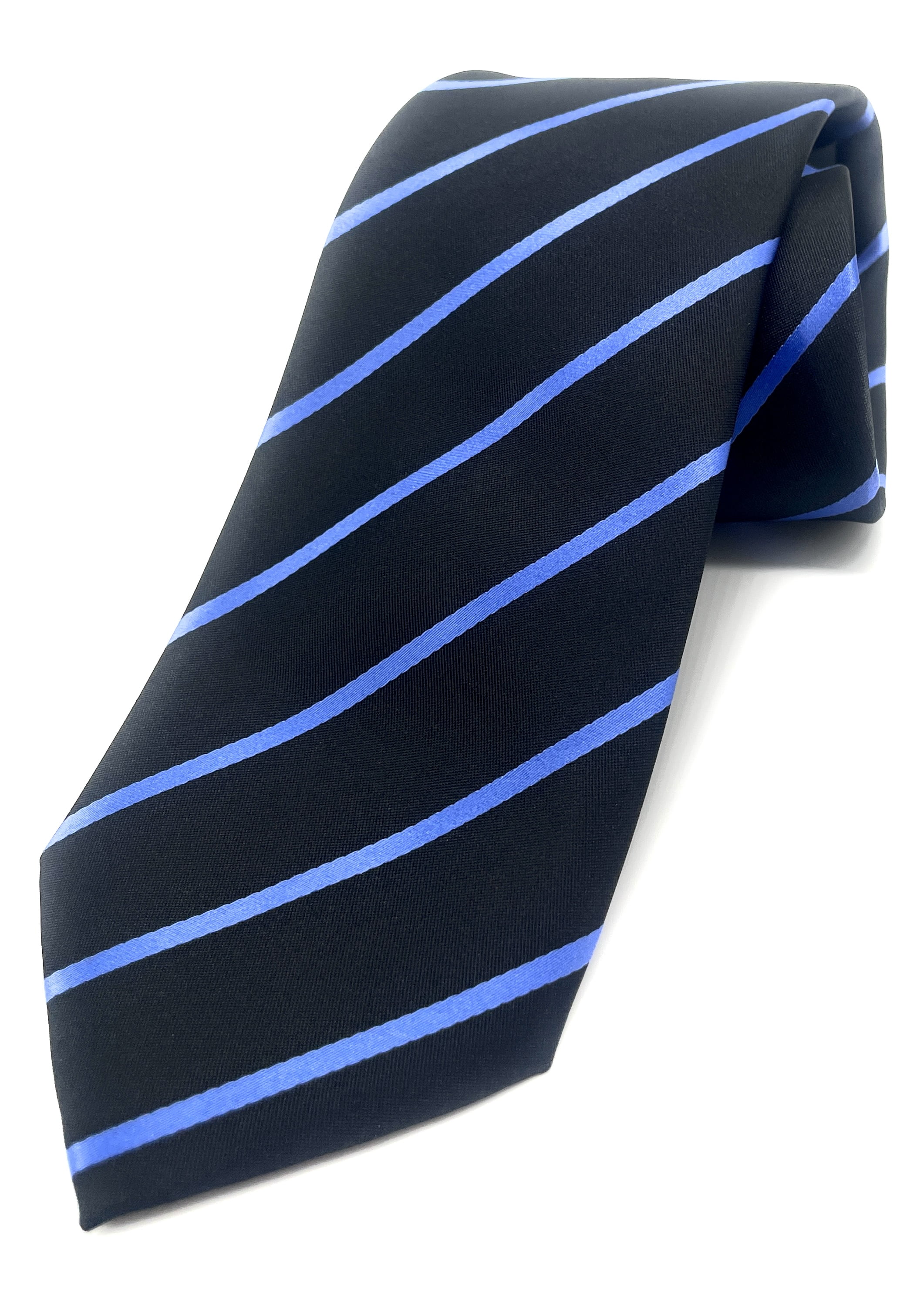 Scott Allan Collection Black & Blue Tie | Standard Size 3.3