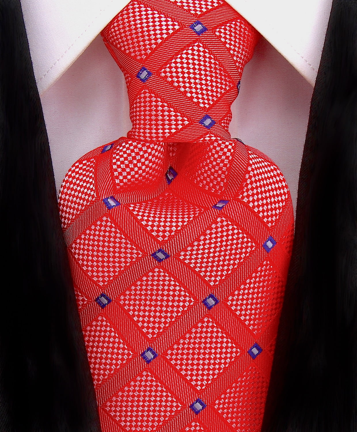 Scott Allan Red Ties for Men | Mens Casual Necktie for Work ...