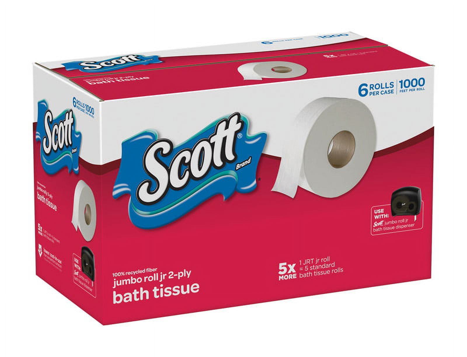 Scott Commercial Dispenser Jumbo Roll Toilet Tissue - Walmart.com