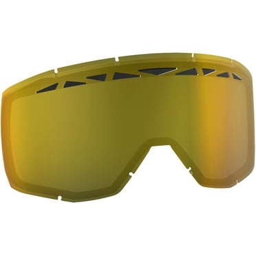 Scott Split OTG Snow Cross LS Goggles Black/White w/Red Lens - Walmart.com