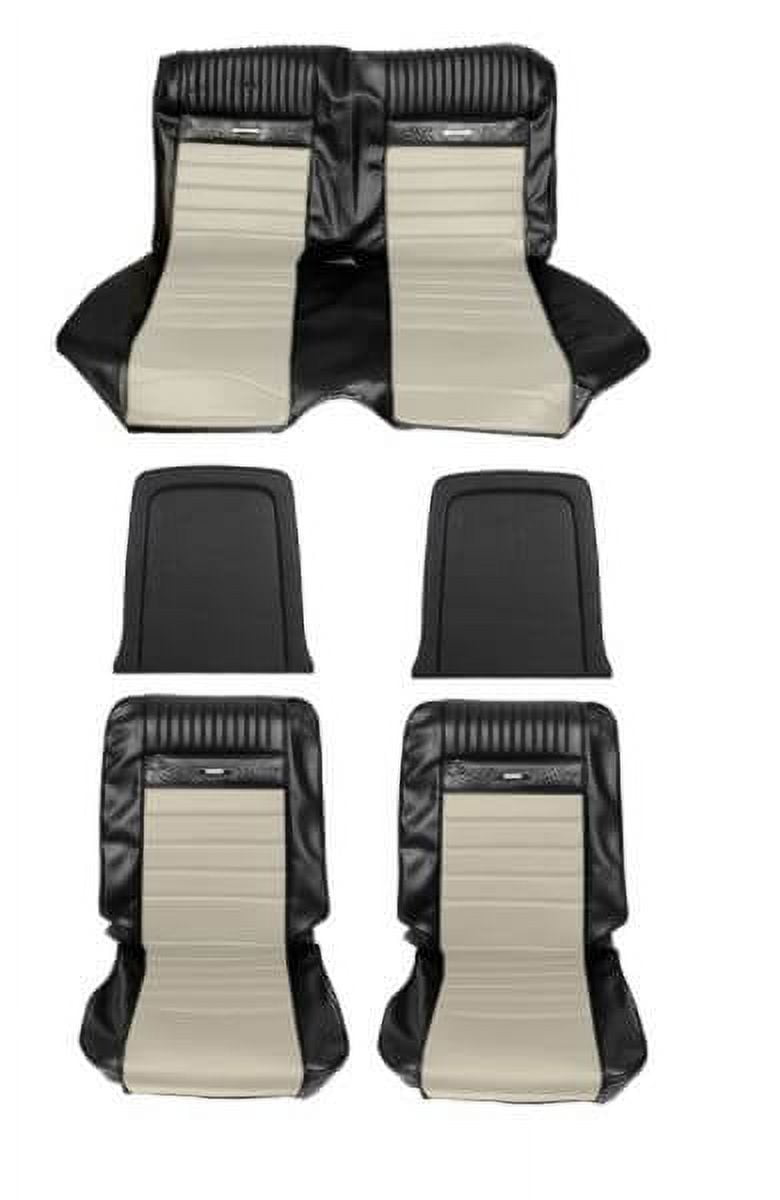 Scott Drake 65CP-P-FULL-B-W 1965 Coupe Full Set Pony Upholstery Black ...