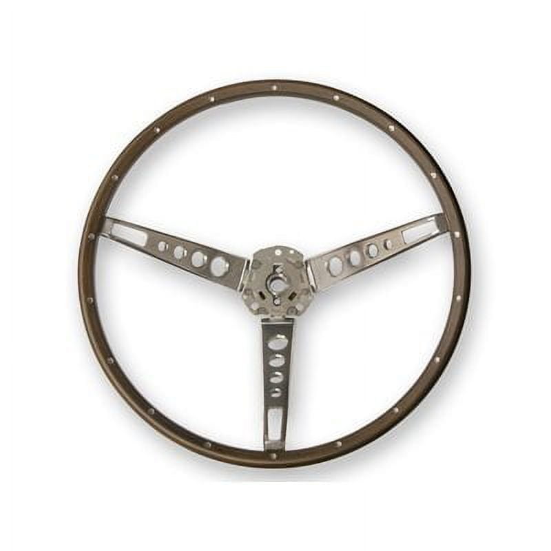 Scott Drake C5ZZ-3600-N Deluxe Steering Wheel Wood - Walmart.com