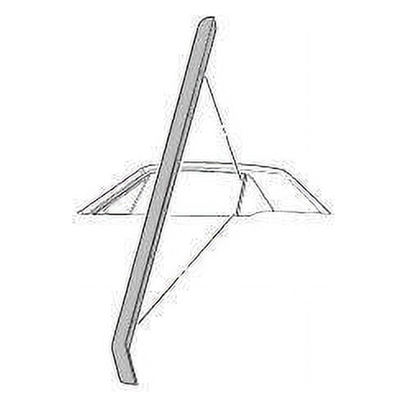 Scott Drake C5ZZ-6530147-B 1965-1968 Coupe Quarter Window Weatherstrip ...