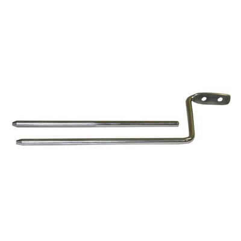 Scott Drake C6TZ-9604110-1S Stainless Steel Visor Rod Set - Walmart.com
