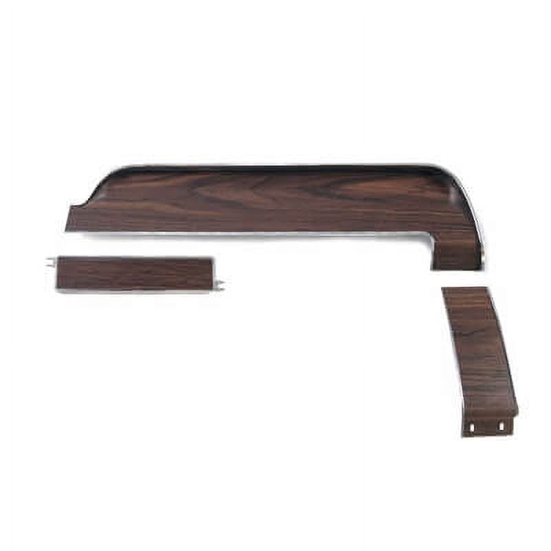 Scott Drake C8ZZ-6504410-KR Deluxe Dash Panels With Wood Grain 3 Piece ...