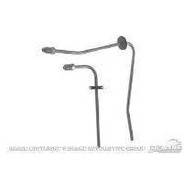 Scott Drake MFB016S Front Brake Line Set Power Drum Brakes Stainless ...