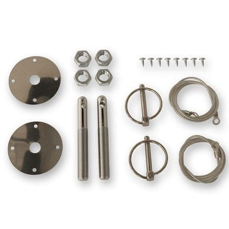 Scott Drake S1MS-16892-DLX Hood Pin Kit - Walmart.com