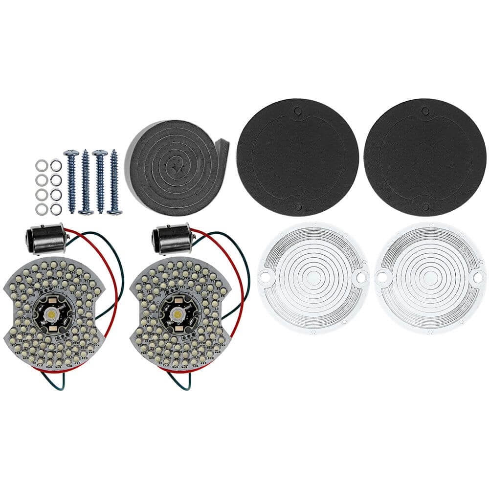 Scott Drake SD-1142-RFB 1965-1970 LED Backup Light Kit Panels - Walmart.com