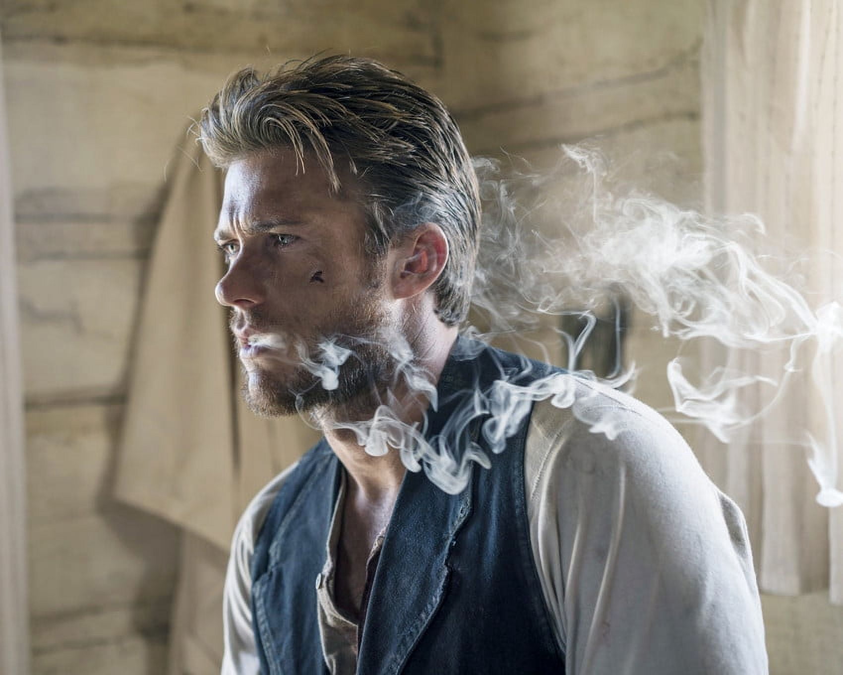 Scott Eastwood smoking 24x36 Movie Poster HD Aluminum Wall Art ...