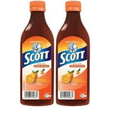 Scott Emulsion Orange Flavor - Family Size 400ml - Vitamin A/D, Calcium ...