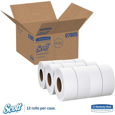 Scott 1100 Unscented Bath Tissue, 1-Ply, 36 Rolls, 1100 Sheets Per Roll ...