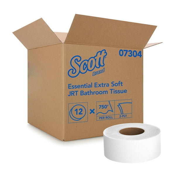 Scott Essential Extra Soft JRT 2-Ply Toilet Tissue 12 per Case 07304 ...