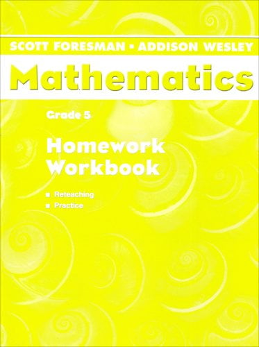 Pre-Owned Scott Foresman-Addison Wesley Mathematics : Workbooks ...