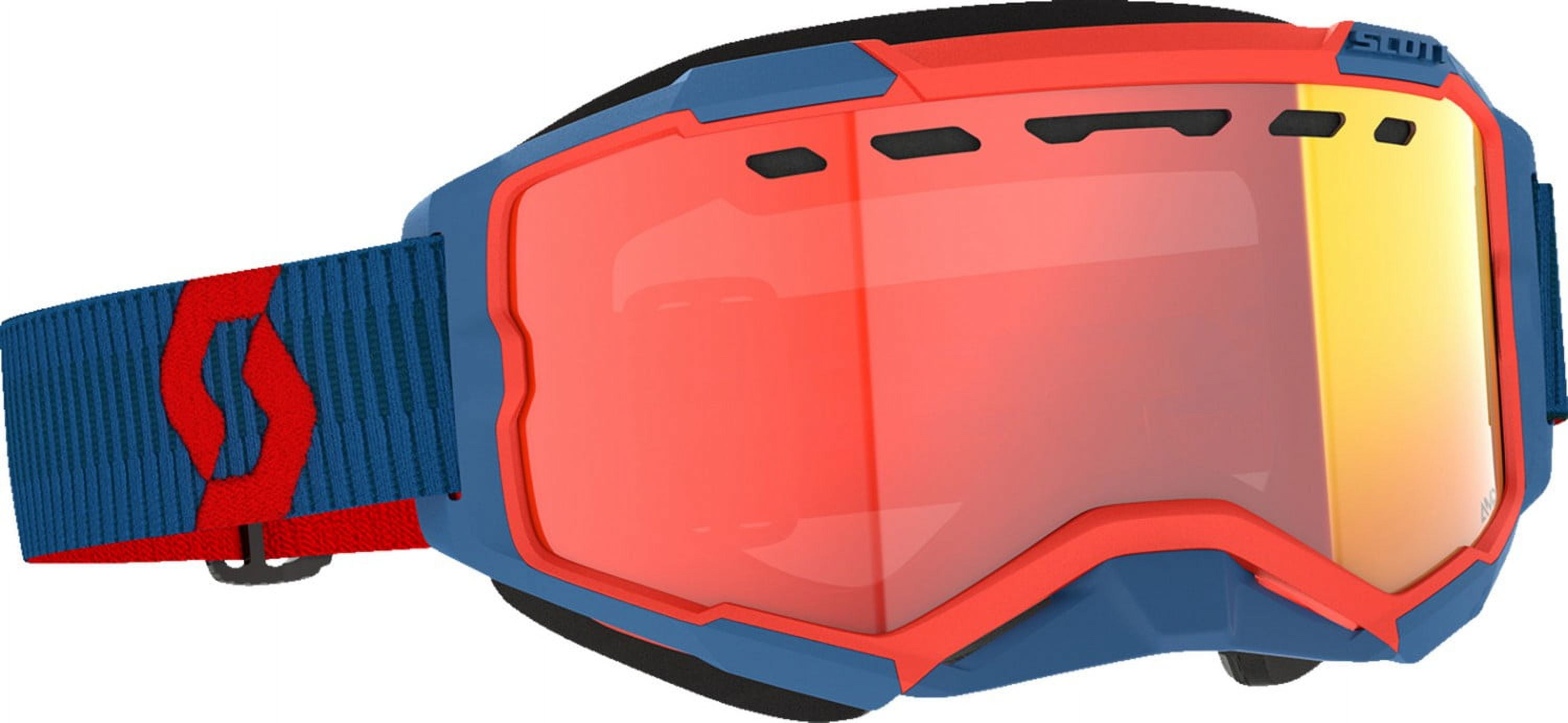 Scott Fury Snow Cross Light Sensitive Goggles (One Size Fits Most, Blue ...
