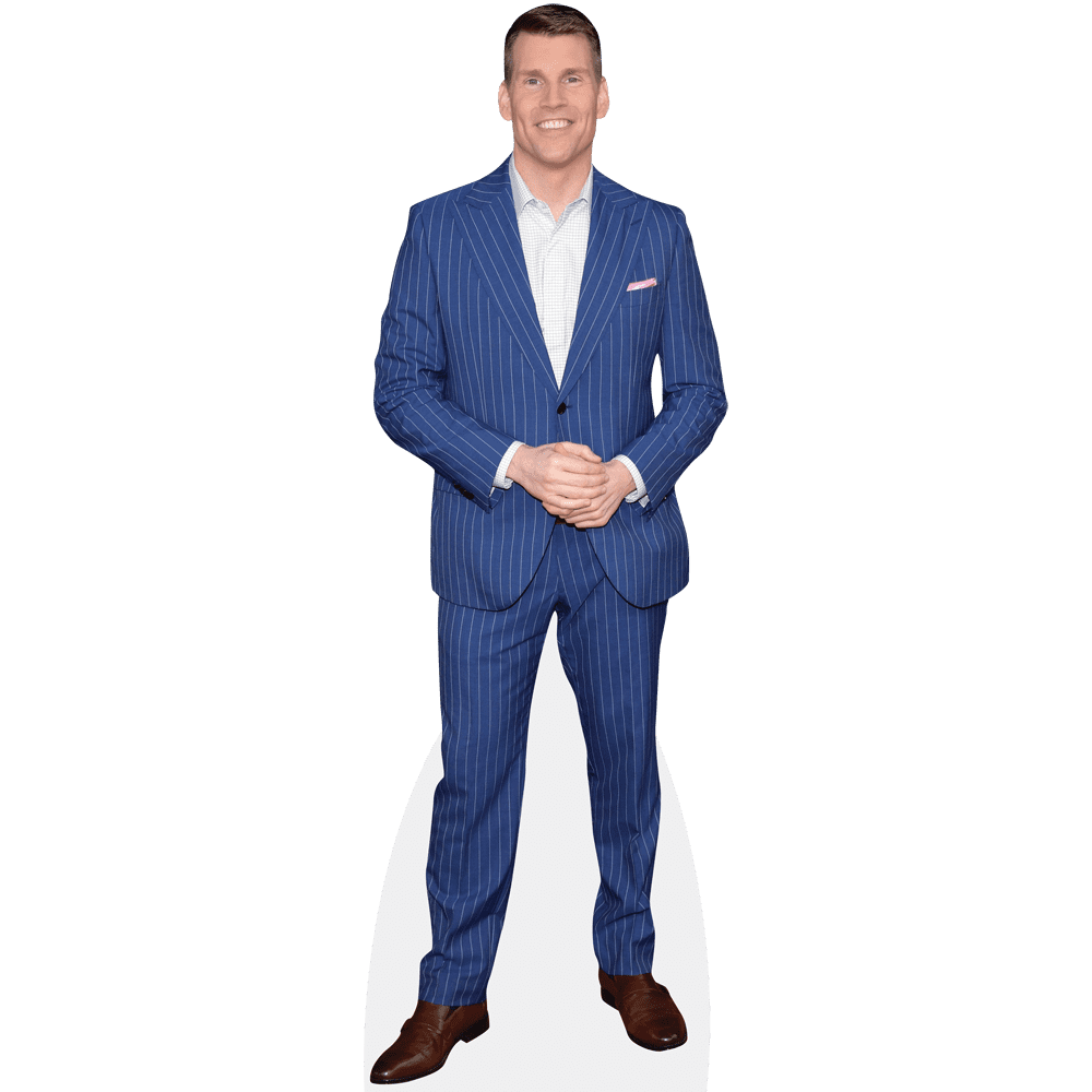 Scott Hanson (Blue Suit) Mini Cardboard Cutout Standee - Walmart.com