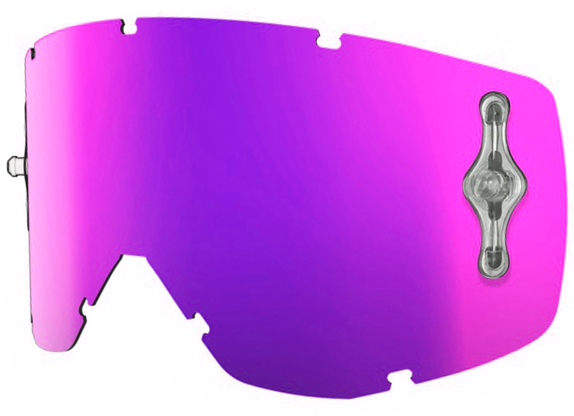 Scott Hustle/Primal/Split Goggle AFC Works Single Lens Purple Chrome ...