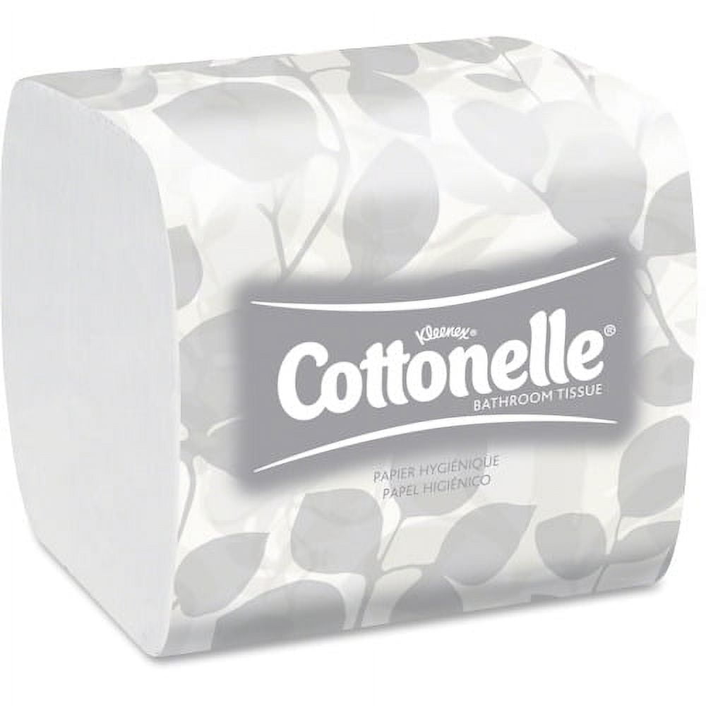 Scott Hygienic Bathroom Tissue 2 Ply - 4.50" x 8.30" - White - Fiber ...