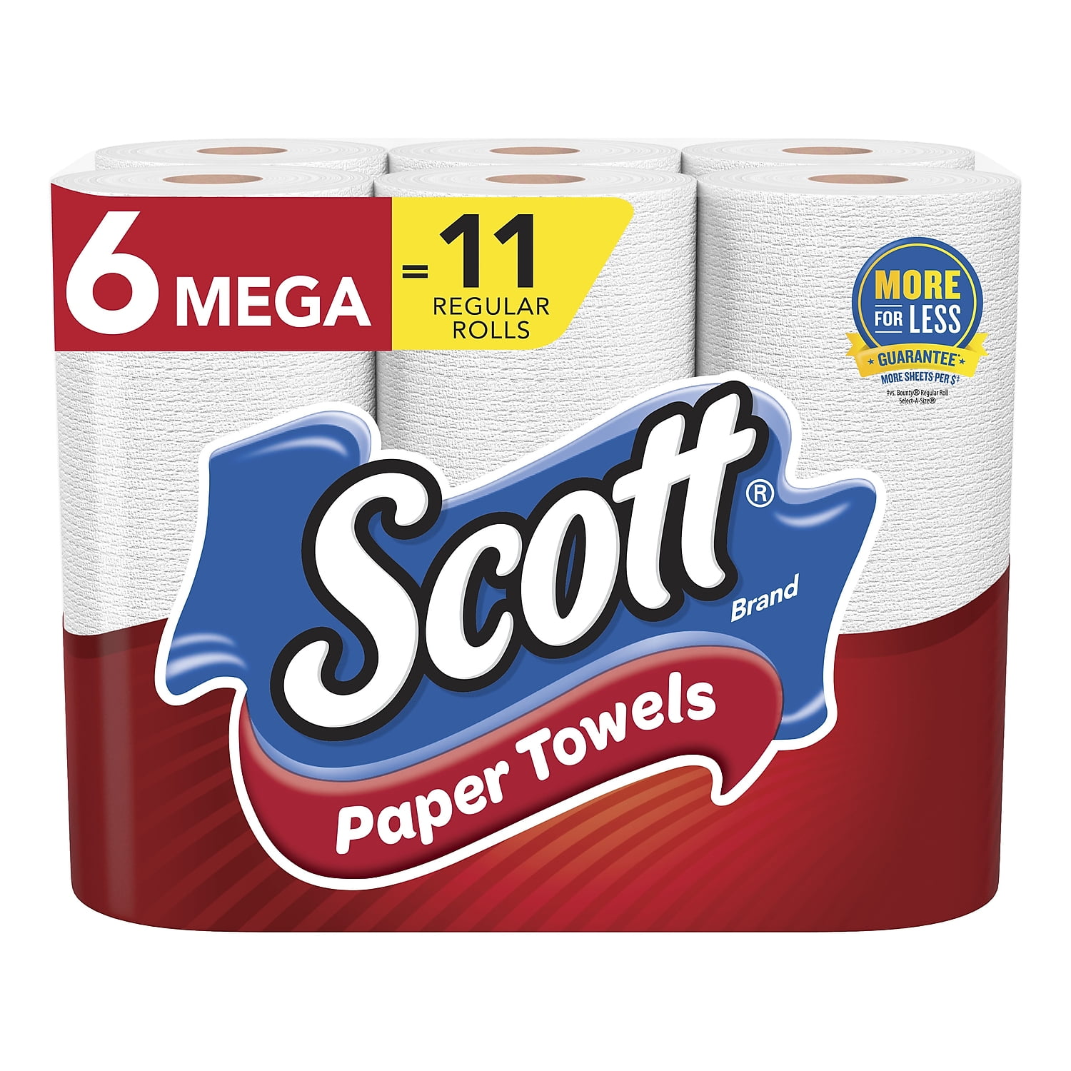 Scott KCC55413 Double Roll Paper Towels - 6 Per Pack - Case of 4 ...