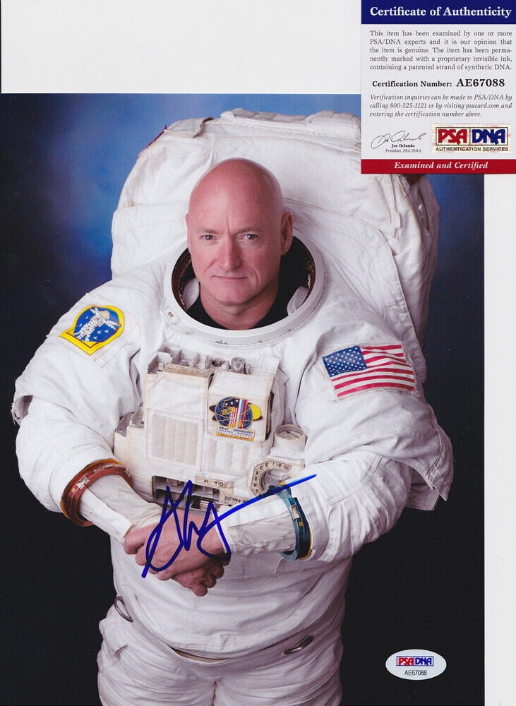 Pre-Owned Scott Kelly NASA Astronaut Discovery Signed Autograph 8x10 ...