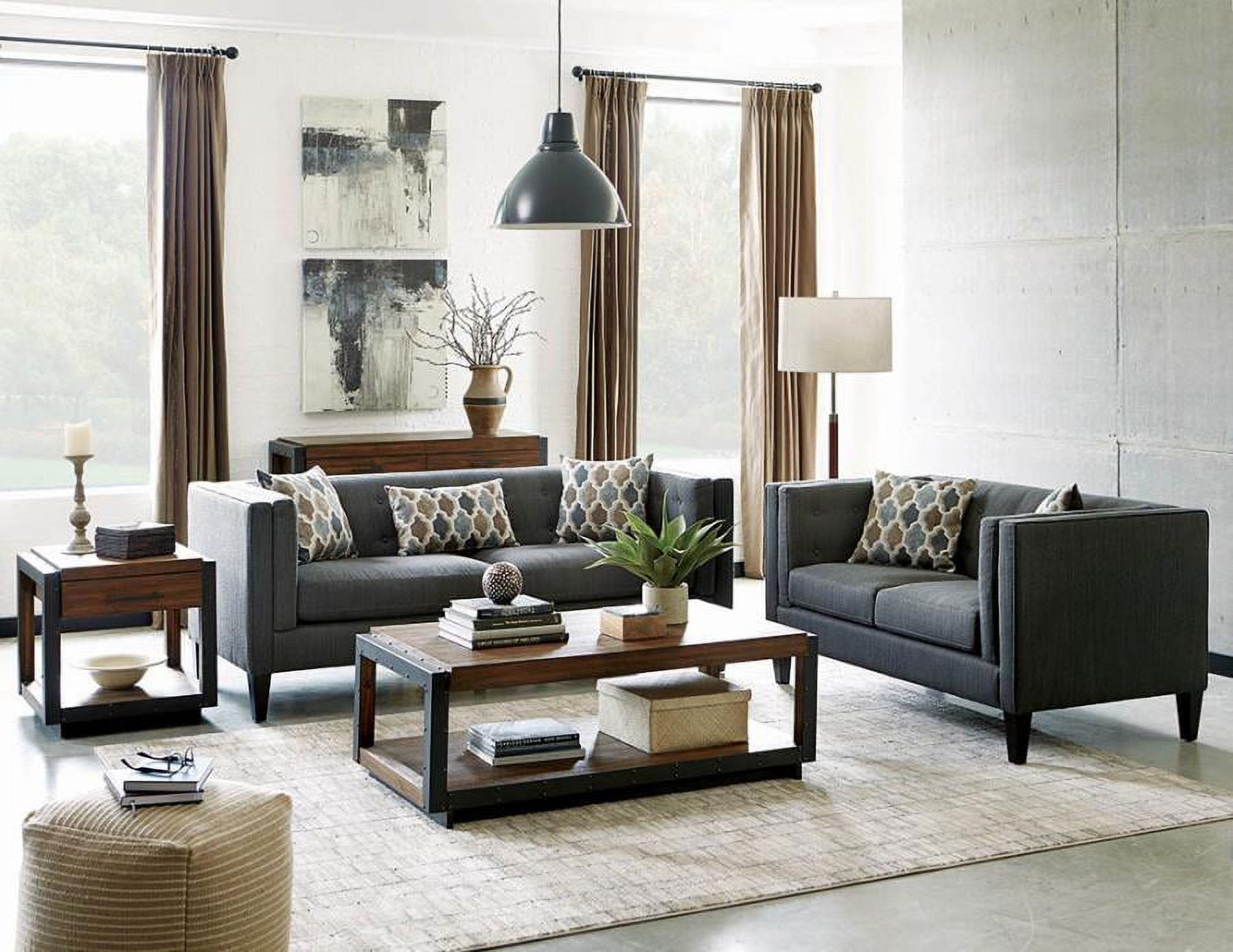 Sawyer Sofa in Dusty Blue - Walmart.com