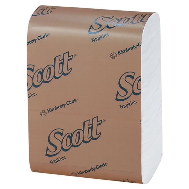 Scott Low-Fold Dispenser White Napkins, 8000 count - Walmart.com