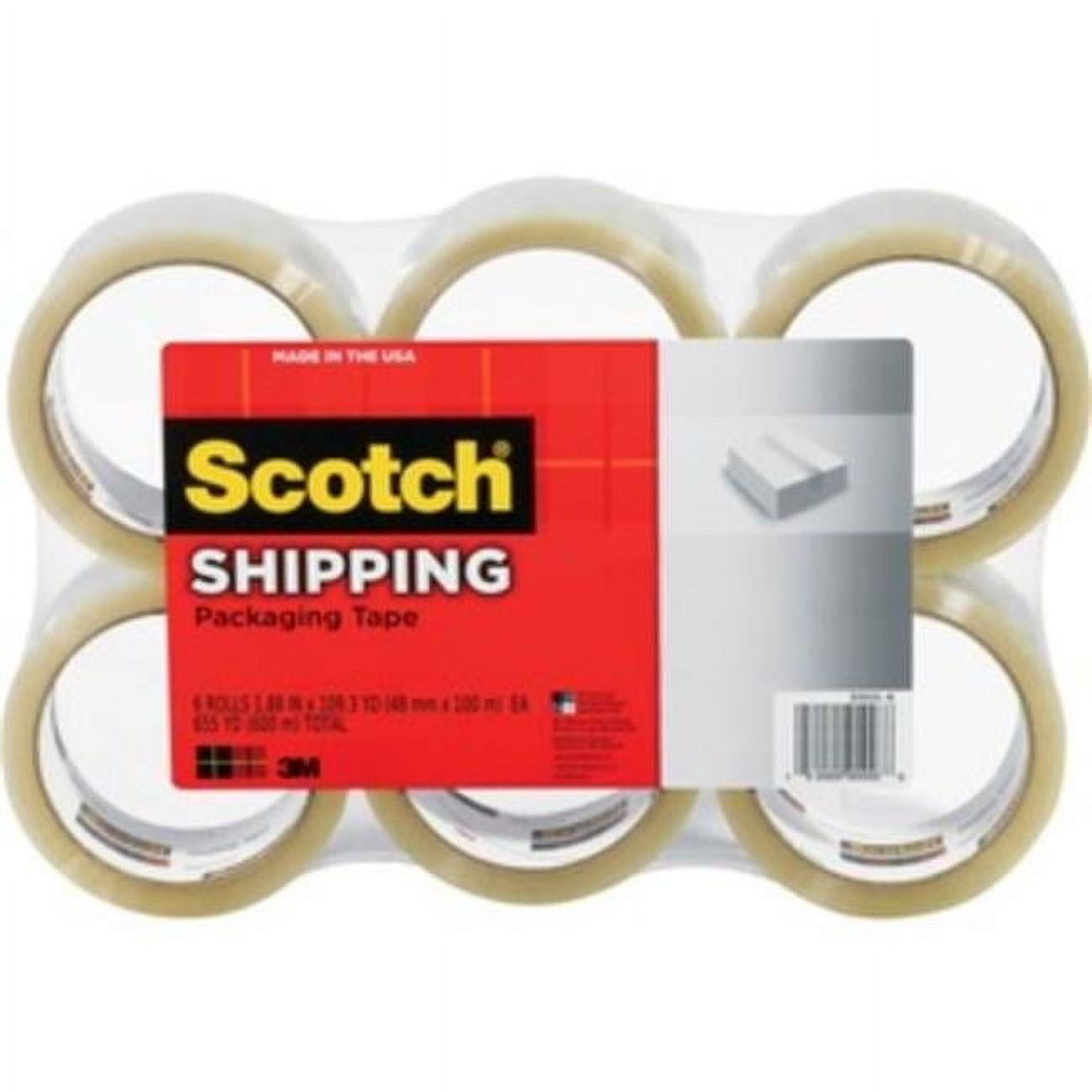 Scott MMM3350L-6 109 yd x 1.88 in. Lightweight Tape - Pack of 6 ...