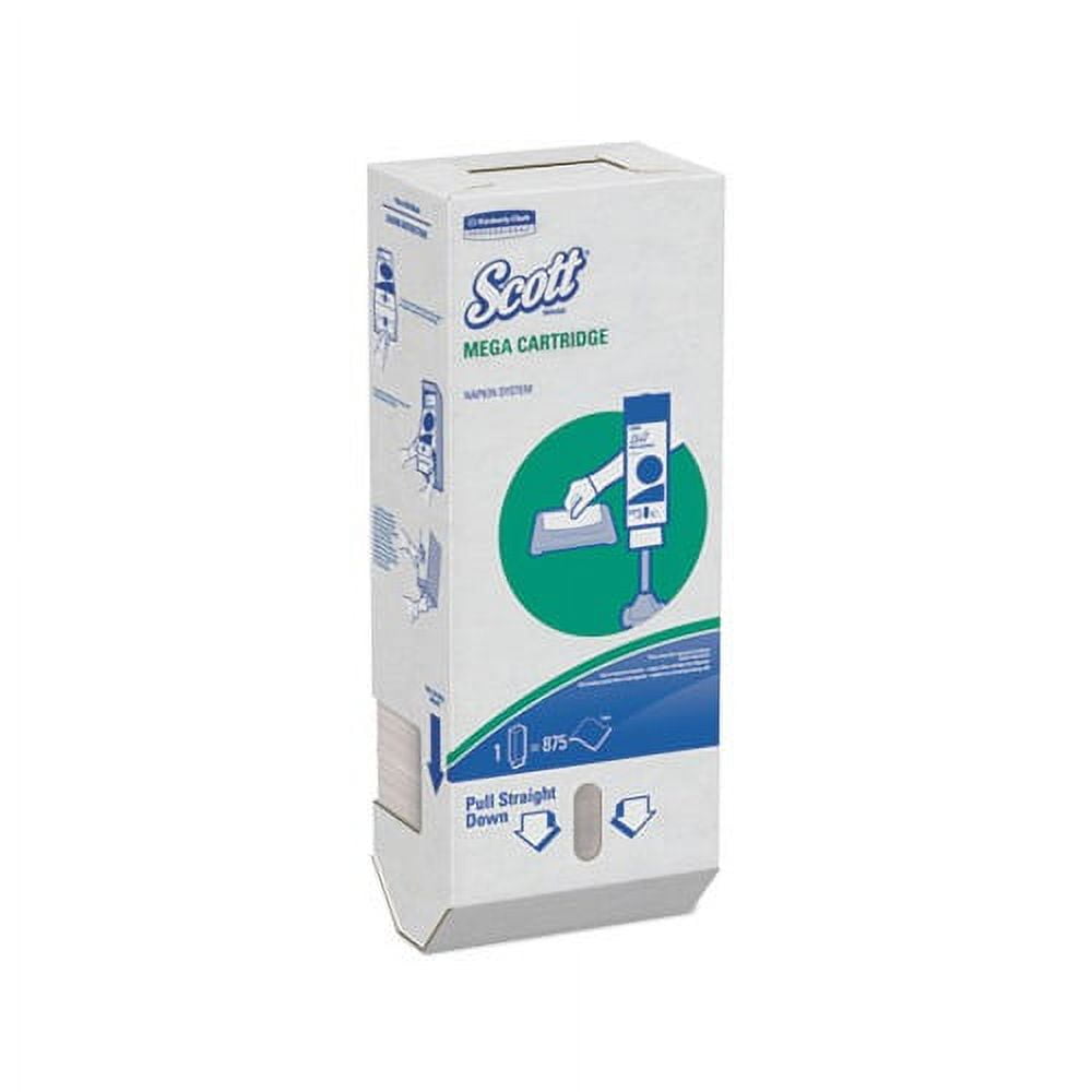 Scott Mega Cartridge - Napkin - Size 6.5 in x 8.39 in - disposable ...
