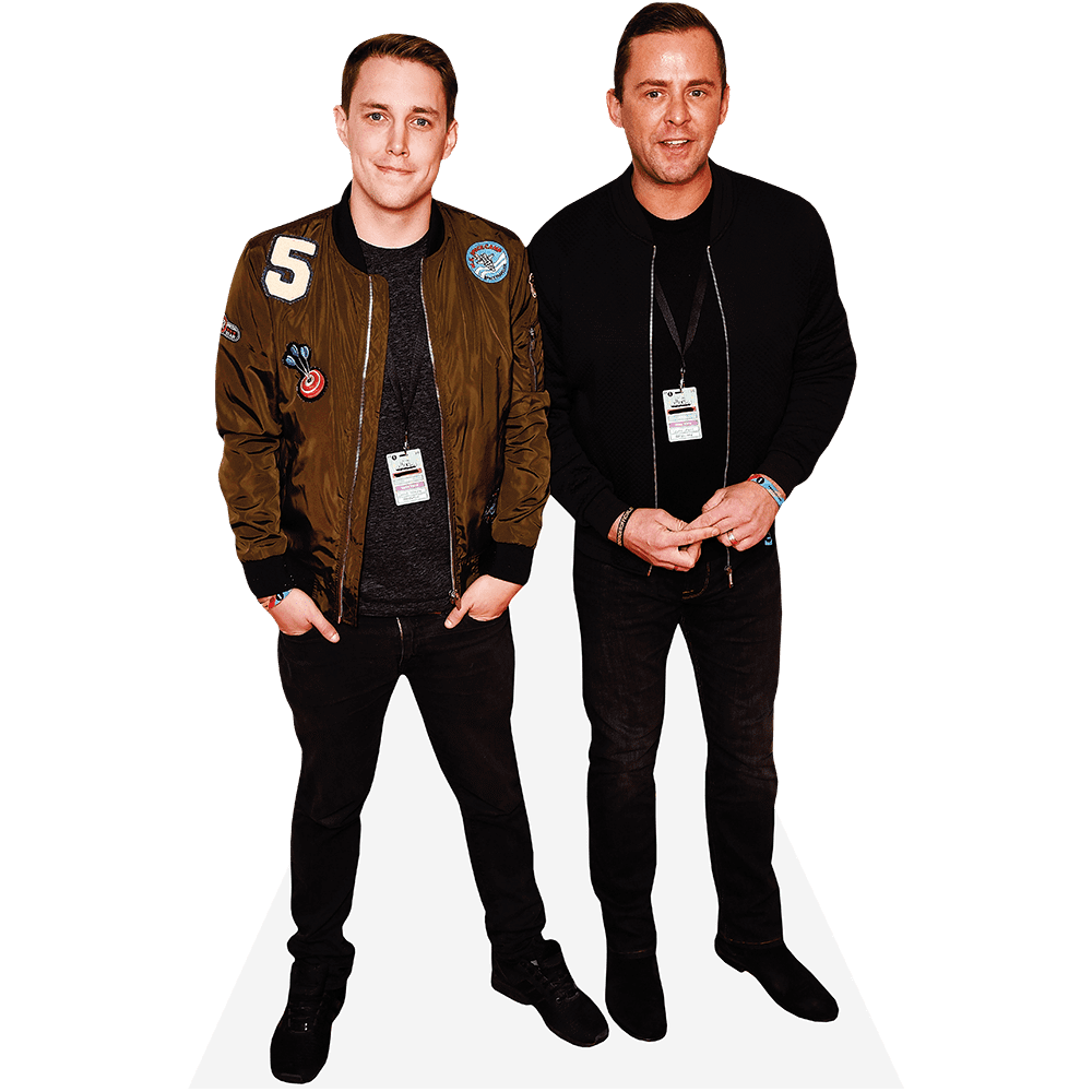 Scott Mills And Chris Stark (Duo) Mini Celebrity Cutout Standee ...