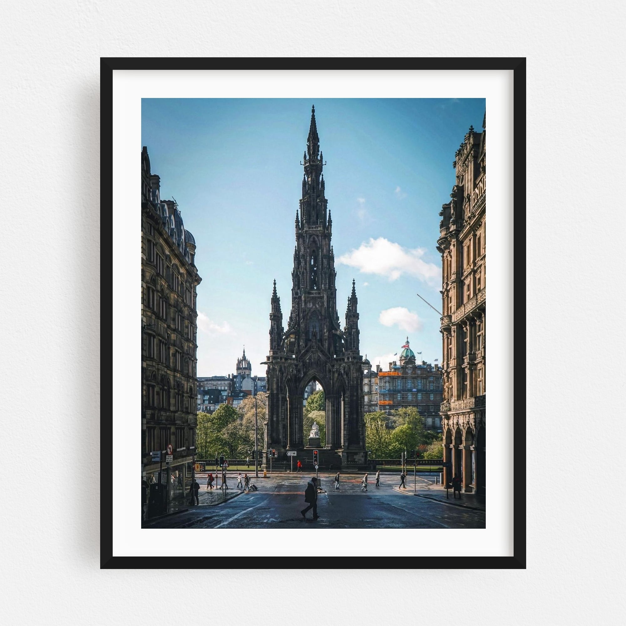 The Scott Monument in Edinburgh - Edinburgh Scotland United Kingdom ...