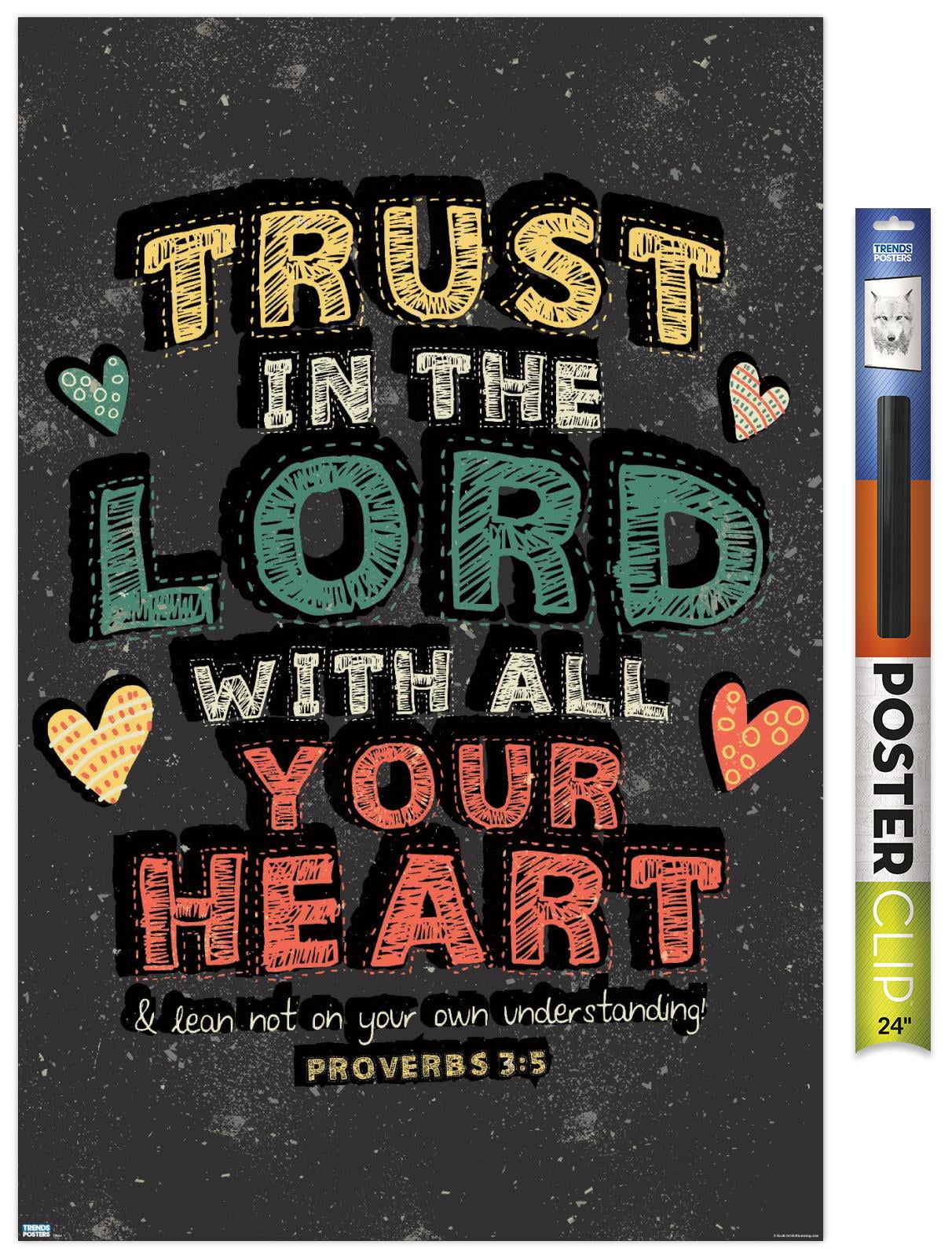 Scott Orr - Trust in The Lord Wall Poster, 22.375" x 34" - Walmart ...