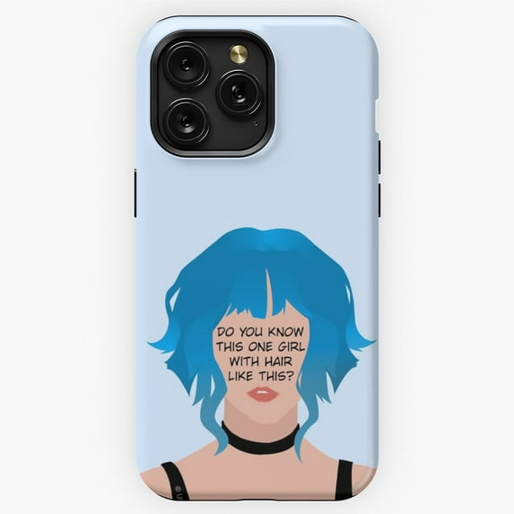 Scott Pilgrim Ramona Flowers Blue Hair Retro Style iPhone Case 17 to 11 ...