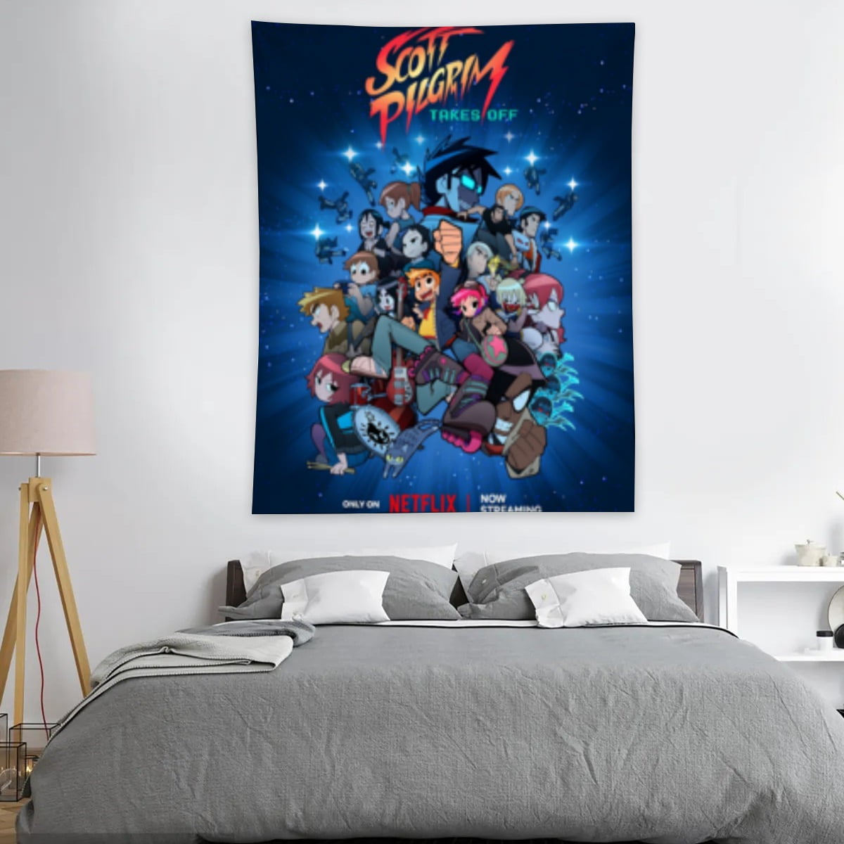 Scott Pilgrim Tapestry Gift Wall Hanging Backdrop for Room Bedroom ...