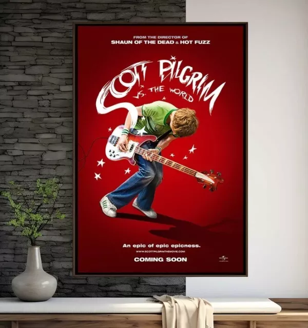 Scott Pilgrim Vs. The World Movie Poster, High Quality Print, Movie Art ...