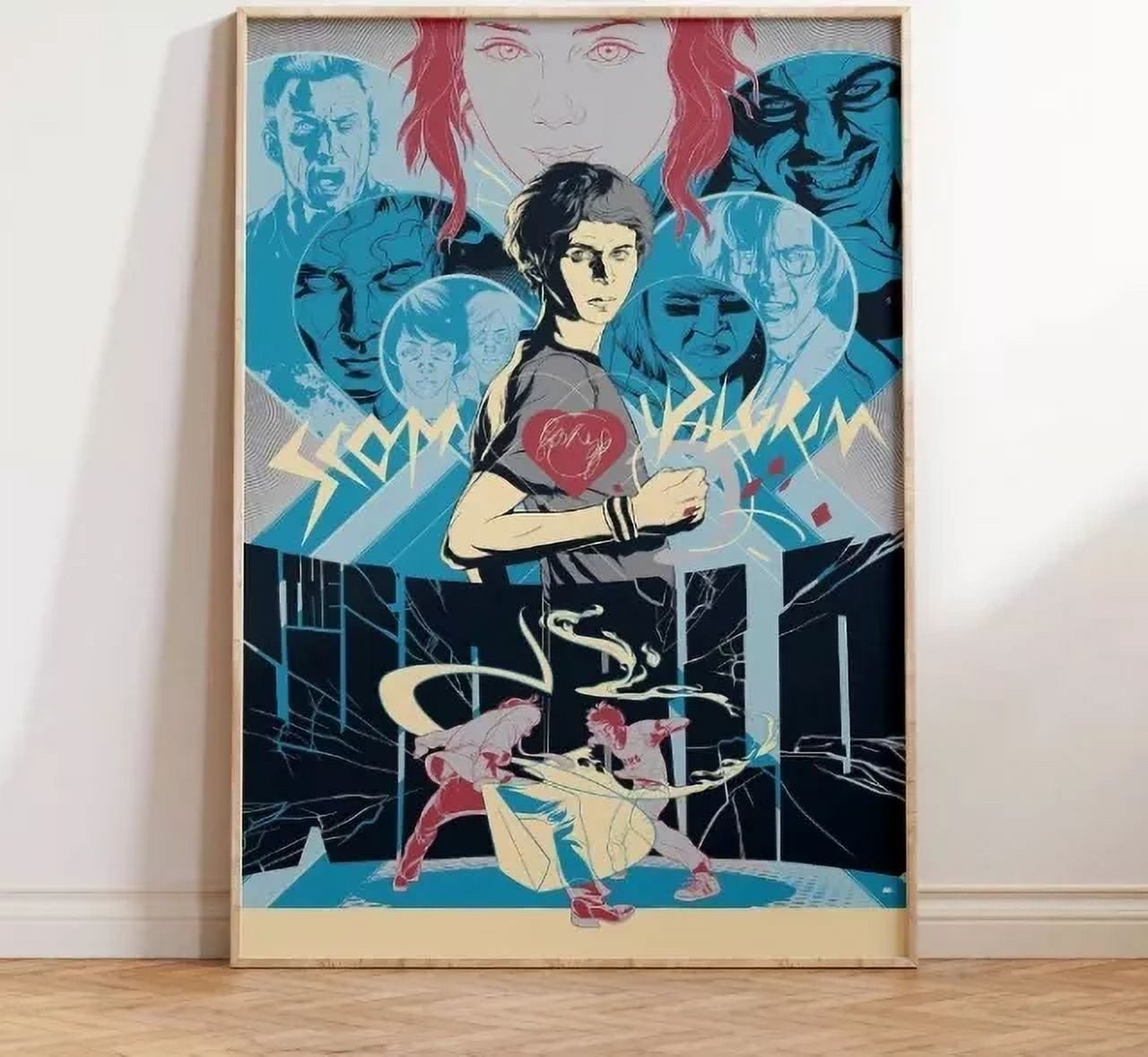 Scott Pilgrim Vs. The World Poster - Vintage Comic Style Film Print 1 ...